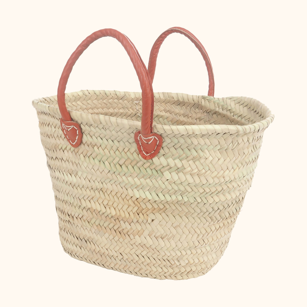 Colour Handle Market Basket - BasketBasket